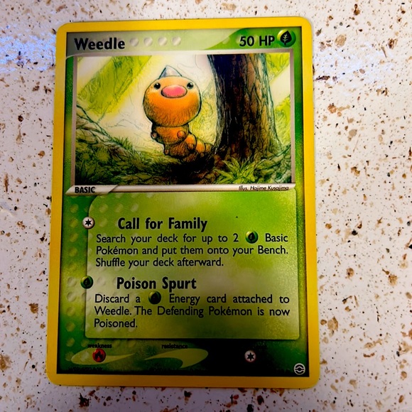Toys | Weedle Pokmon Card | Poshmark